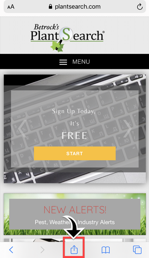 Mobile Application | Betrock's PlantSearch®